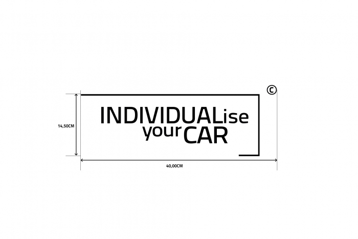 IYC - Aufkleber "IYC" Logo" - Plott Konturschnitt